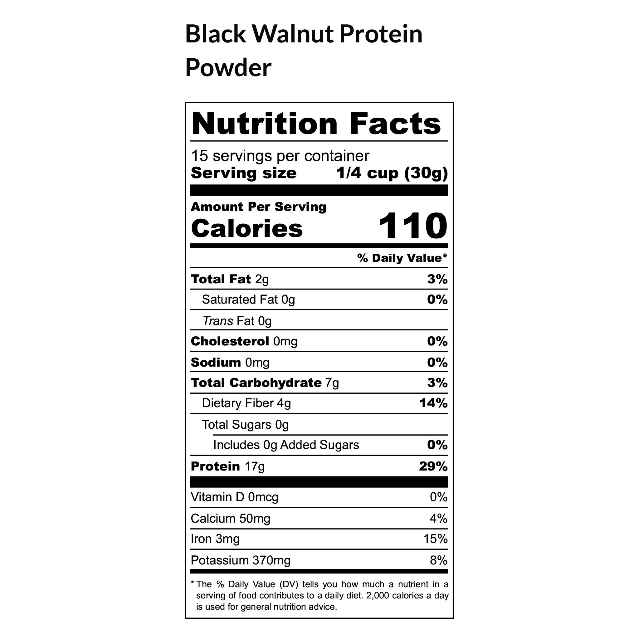 Surthrival - Premium Supplements – Black Walnut Protein Powder