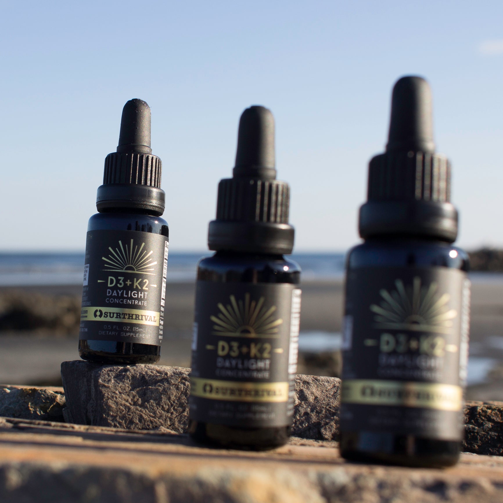 Surthrival - Premium Supplements – D3+K2 Daylight Concentrate